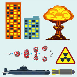 Explosion storyboard sprite set for animation Vector Image