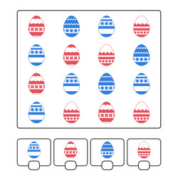 Easter count and find Royalty Free Vector Image