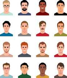 Avatar men Royalty Free Vector Image - VectorStock