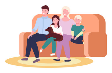 Family Four Members Vector Images (83)