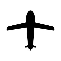 Typhoon silhouette icon or hurricane Royalty Free Vector