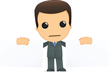 Cartoon Boss Character Royalty Free Vector Image