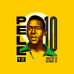 King pele Royalty Free Vector Image - VectorStock