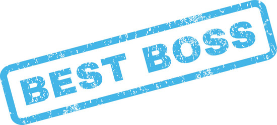Best boss ever rubber stamp Royalty Free Vector Image