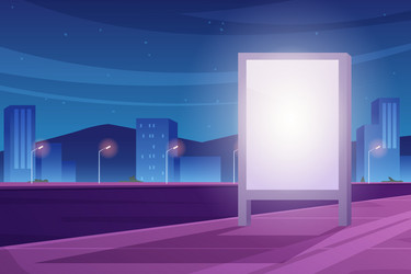 Gradient digital signage Royalty Free Vector Image