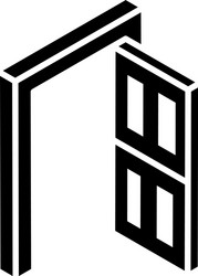 Open door Royalty Free Vector Image - VectorStock