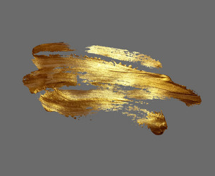 Gold stroke Royalty Free Vector Image - VectorStock