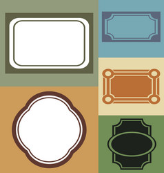 Vintage label set Royalty Free Vector Image - VectorStock