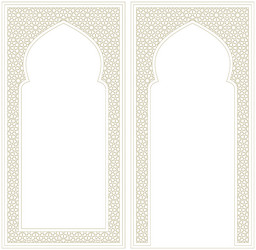 A set of two design elements frames Royalty Free Vector