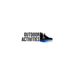 Modern colorful outdoor activities logo design Vector Image