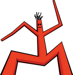 Air dancer Royalty Free Vector Image - VectorStock