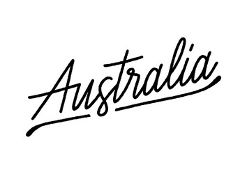 Lettering Australia Calligraphy Vector Images (over 300)