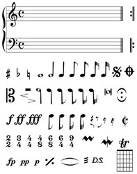 Music Notation Vector Images (over 4,200)