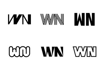 Wn Logo Concept Vector Images (over 1,300)