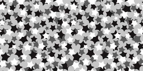 Trendy camouflage military pattern with stars Vector Image