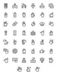 Pressure Control Icons Royalty Free Vector Image