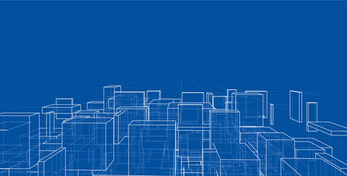 Abstract boxes background Royalty Free Vector Image