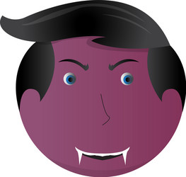 Isolated vampire mask Royalty Free Vector Image