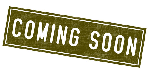 Coming soon stamp soon banner soon Royalty Free Vector Image