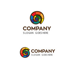 Ammonite logo Royalty Free Vector Image - VectorStock