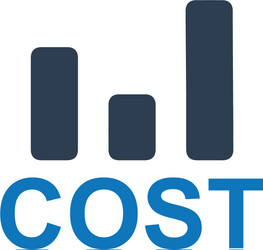 Cost report icon Royalty Free Vector Image - VectorStock