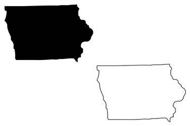 Iowa Map Vector Images (over 1,500)