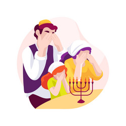 Carol service isolated cartoon Royalty Free Vector Image