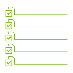 To do list planning task concept a paper sheets Vector Image