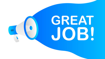 Great job banner template marketing flyer Vector Image