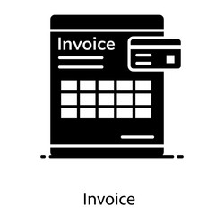 Invoice Royalty Free Vector Image - VectorStock