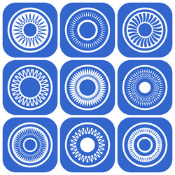 Radial Button Vector Images (over 1,500)