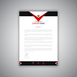 Corporate business company modern letterheads wavy