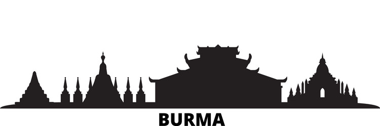Myanmar Skyline Vector Images (over 140)