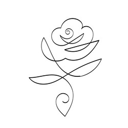 Art Flower Line Modern Vector Images (over 45,000)