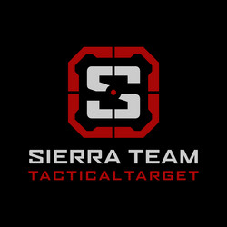 Military of t letter tactical target logo design Vector Image