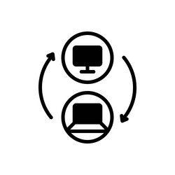 Switching Royalty Free Vector Image - VectorStock