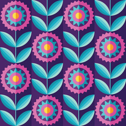 Background flowers and leaves concept design Vector Image