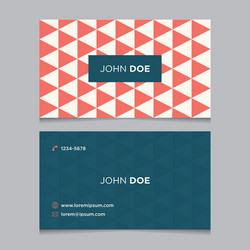 Business card pattern red 01 Royalty Free Vector Image