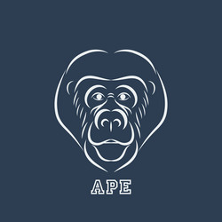 Orang utan king Royalty Free Vector Image - VectorStock