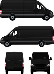 Nissan nv400 cargo delivery van l4h2 2014-2019 Vector Image