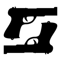 2 Guns Vector Images (over 2,200)