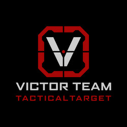 Military of t letter tactical target logo design Vector Image