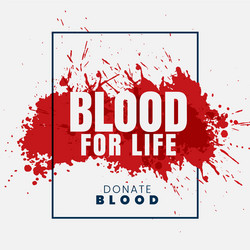 Blood donation concept Royalty Free Vector Image