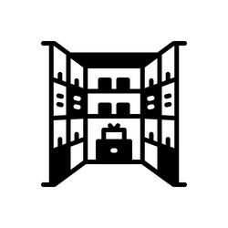 Storage room Royalty Free Vector Image - VectorStock