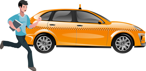 Hail a Taxi Vector Images (over 190)