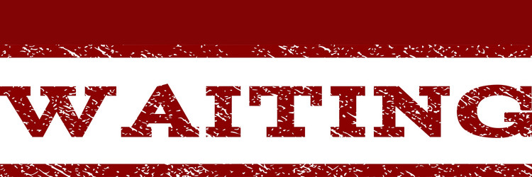 Wait watermark stamp Royalty Free Vector Image