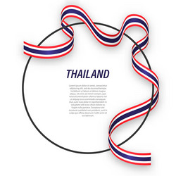 Thailand Ribbon Thai Vector Images (over 650)