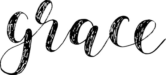 Grace Calligraphy Lettering Vector Images (over 1,100)