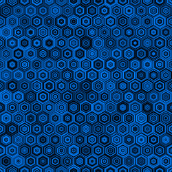 Honeycomb seamless pattern repeated overlap Vector Image