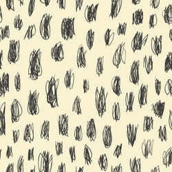 Seamless hand drawn pattern doodles Royalty Free Vector